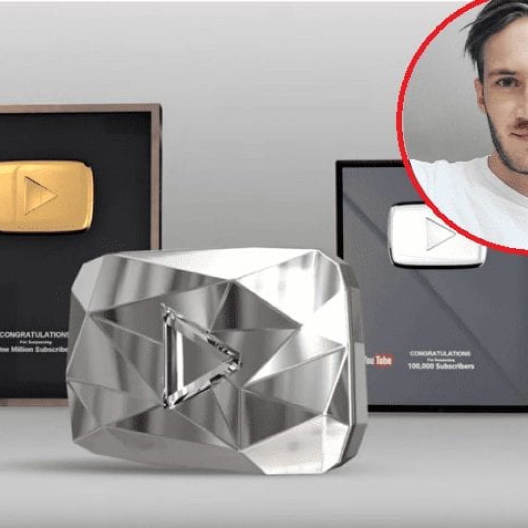 Samo ga PewDiePie ima: Evo kako izgleda Playbutton za 50 miliona ...